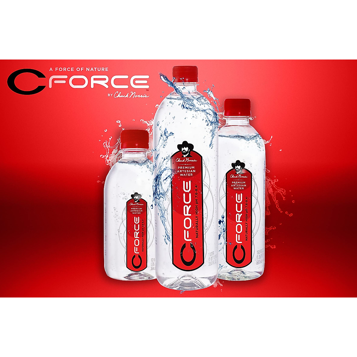 CForce Naturally Alkaline Water - 350ml 12 Pack