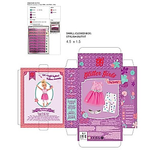 Glitter Girls by Battat - Stay Sparkly Dress & Leggings Regular Outfit - 14" Doll Clothes & Accessories For Girls Age 3 & Up – Children’S Toys