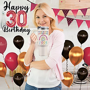 30th Birthday Gifts for Women, 1995 Birthday Insulated Tumbler 40oz, 1995 Birthday Gifts for Women, 30 and Fabulous Birthday Gifts for Women Turning 30 Year Old Gifts For Women Her Friend Sister Wife