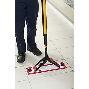 Rubbermaid HYGEN Disposable Microfiber Pad, 18 Quick Connect Mop System, 50 Count (Pack of 3), with Scrubbing Stripes for Dry & Wet Cleaning, Multi-Surface
