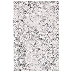 Safavieh Jardin Collection 8' x 10' Ivory/Grey JAR728F Handmade Contemporary Wool Blend Area Rug