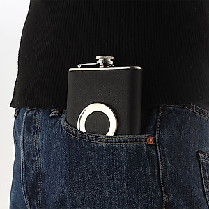 QLL Hip Flask with Useful Funnel