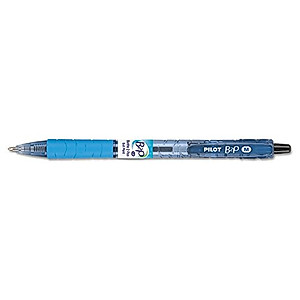 Pilot - B2P Bottle-2-Pen Recycled Retractable Ball Point Pen, Blue Ink, 1mm, Dozen 32801 (DMi DZ