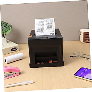 HAWILLOSCH Printer Abs Black Thermal Pos Printer Thermal Paper Printer Pos Printer