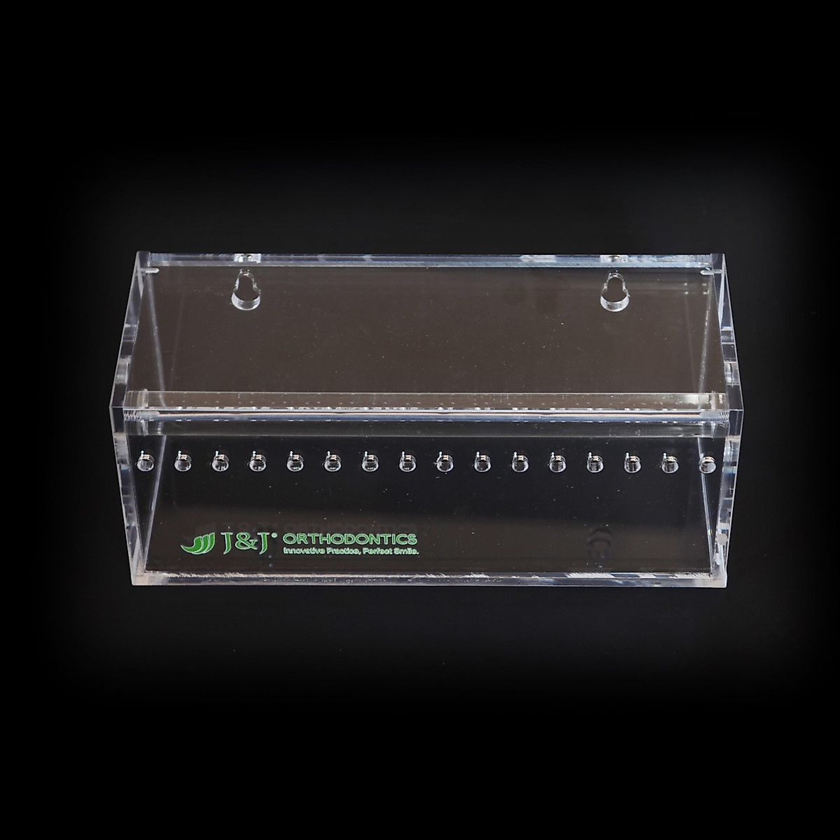 J&J Ortho Orthodontic Elastic Power Chain Dispenser Reel Box with Lid