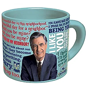 Mister Rogers Heat Changing Mug - Add Coffee or Tea and Mr. Rogers' Jacket Changes to His Sweater - Comes in a Fun Box