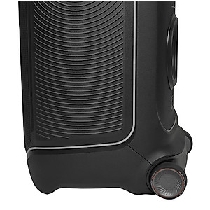 JBL Partybox Ultimate - Multi Purpose Party Speaker, with Wi-fi & Bluetooth Connectivity, Wireless, Lightshow, IPx4 Slashproof, Dual Mic & Guitar Inputs, Handle & Sturdy Wheels, Black