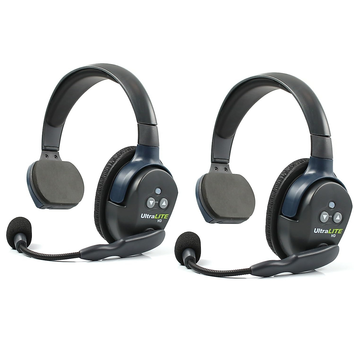 Eartec UL2S Ultralite Full Duplex Wireless Headset Communication for 2 Users - 2 Single Ear Headsets with SolidSignal Cleaning Wipes Bundle