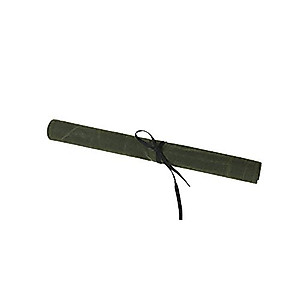 Heavy Duty Waxed Canvas Knife Roll Bag, Portable Chef Knife bag, Waterproof And Durable (Army Green)