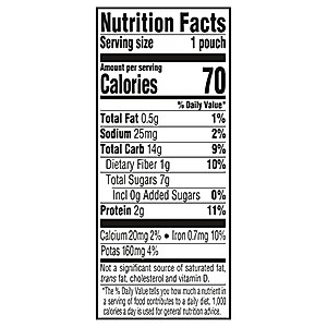 Gerber Organic Baby Food Pouches, Toddler, Plant-tastic, Sweet Potato Cherry Smash, 3.5 Ounce (Pack of 12)