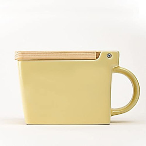 ZERO JAPAN BEE HOUSE SALTBOX 16 oz (Banana Yellow)