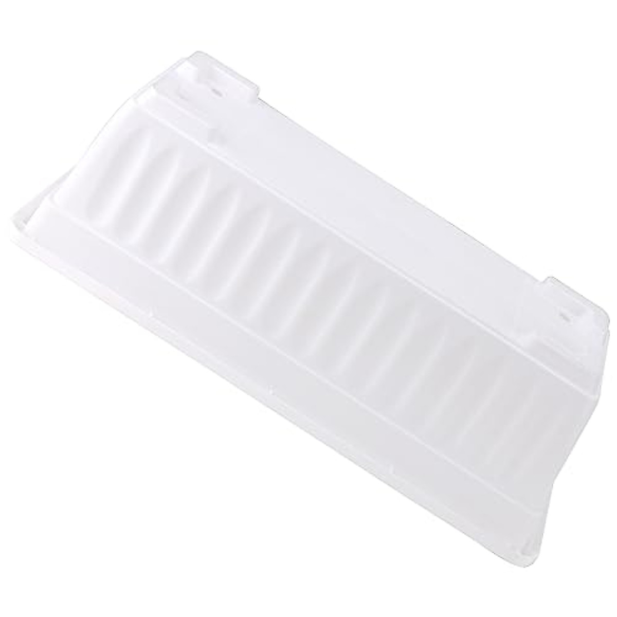 JOIKIT 6 Packs 17 Inch White Plastic Flower Window Boxes Planters with Drainage Holes & Tray, Rectangular Long Vegetable Flower Windowsill Box Planter Pot with Plant Label for Garden Patio Balcony