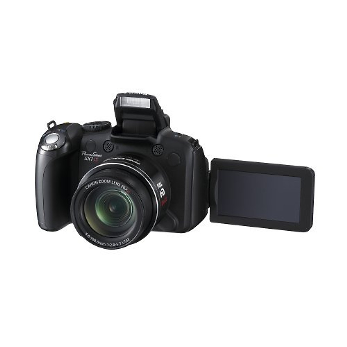 Canon PowerShot SX1IS 10 MP CMOS Digital Camera with 20x Wide Angle Optical Image Stabilized Zoom and 2.8-inch LCD