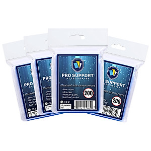 800 Pro Support Trading Card Penny Sleeves for Pokemon Cards and Magic The Gathering Cards
