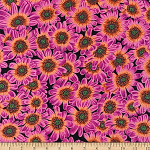 Kaffe Fassett Collective Lucy Magenta, Fabric by The Yard