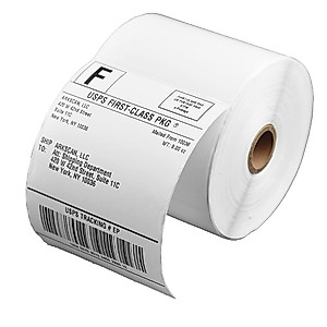 Arkscan SL450 4x6" Shipping Label in 1 Roll (450 Pages per roll) for Arkscan 2054A, Zebra LP2844 Zp-450 Zp-500 Zp-505 & Zebra Compatible Printers, Direct Thermal, White