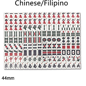 usamjtable Automatic Mahjong Table4-Legs Dining Table Style with 44mmTiles Hard Tabletop Cover Included