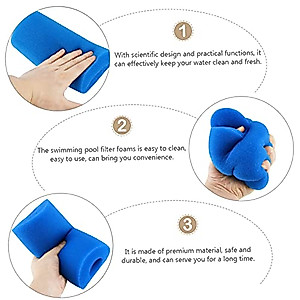 SECFOU 1Pc Swimming Pool Filter Sponge sponges for Cleaning Foam Filter for Pool Foam hot tub Filter Cleaning Sponge Pool Filter Foam Pool Reusable Filter Earth Tones Blush