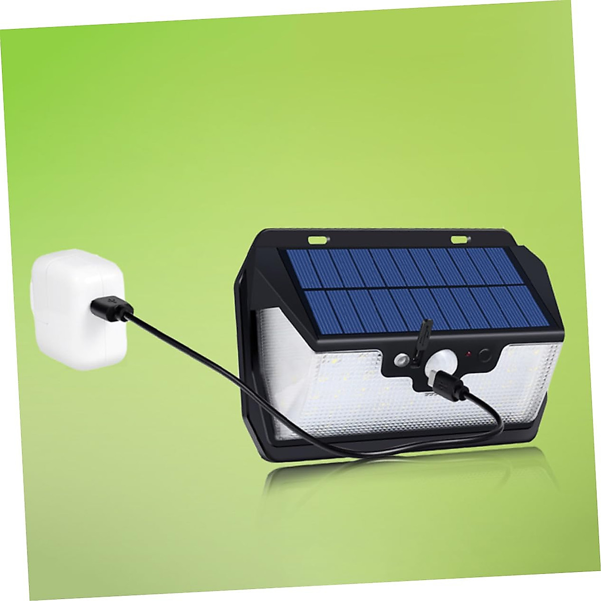 OSALADI Led Solar Wall Light Motion Sensor 55 LEDs Garden Pathway USB Rechargeable