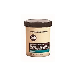 Tcb Hair Relaxer No Base Creme 7.5 Ounce Super Jar (221ml) (2 Pack)