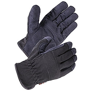 SKYDEER 3-Pairs Pack Durable Leather Work Gloves for Gardening and General Work (SD8810/L)