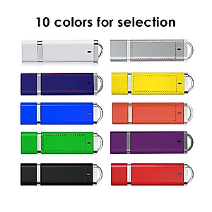 50pcs 128MB Custom USB Flash Drive with Personalized Logo for Promotion, Customized USB Thumb Drive, Bespoke Bulk Zip Drive (10 color options)
