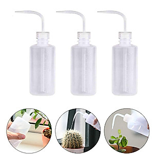 DADIWEY Safety Wash Bottle, LDPE Plastic Squeeze Bottle for Medical Label, Lab, Chemical, 250ml 8oz (3 Pack)