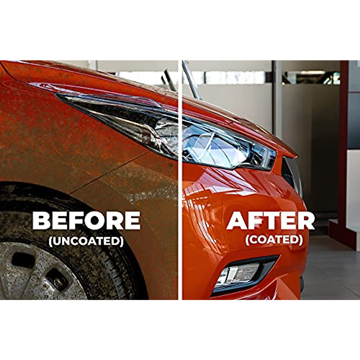 SHINE ARMOR Graphene Ceramic Coating for Cars | Highly Concentrated for Vehicle Paint Protection and Shine with Hydrophobic Top Coat SiO2 Technology Premium Gloss 8 Fl Oz