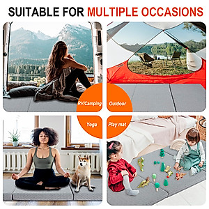 Planet Sleepings Twin Mattress 3 Inch Tri-fold Gel Foam Mattress, Adjustable Softness Relief Back Pain Breathable and Washable Cover, CertiPUR-US