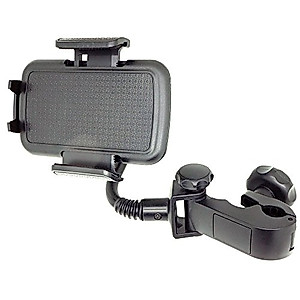 AccessoryBasics Music Mic Microphone Stand Smartphone Mount w/Multi Angle 360° Swivel Adjust Holder for Apple iPhone 14 13 12 11 MAX Pro Samsung Galaxy S23 S22 S21 Flip Google Pixel XL phones