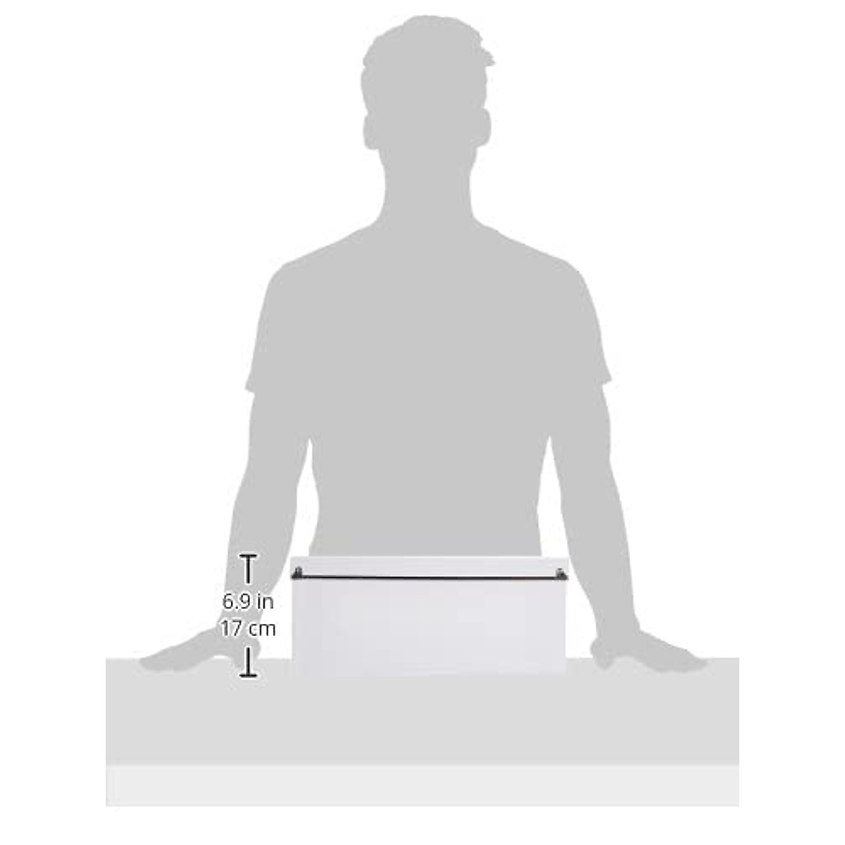 Zeller 17951 5-Piece Box Set Cardboard, White