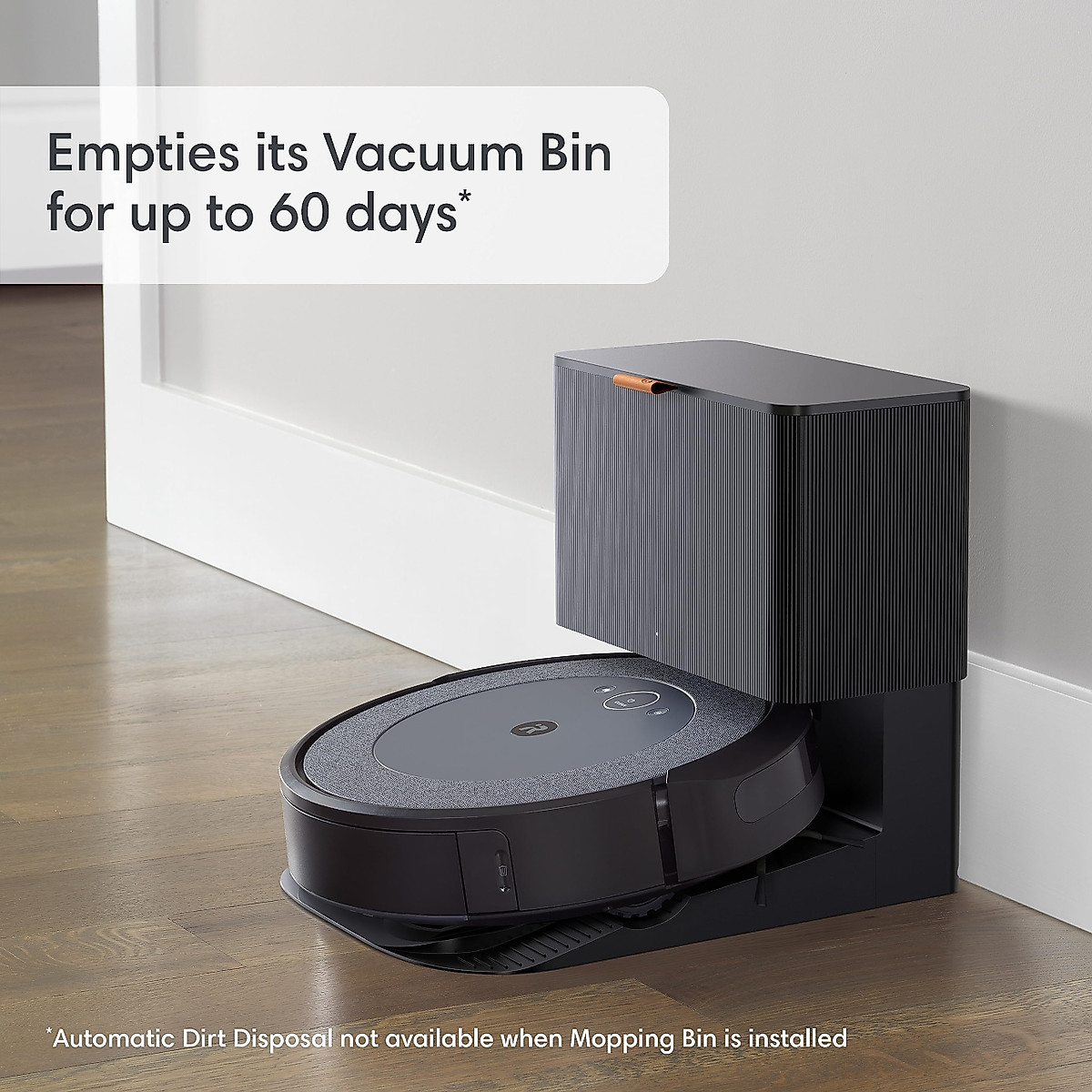 iRobot Roomba Combo i5+ Self-Emptying Robot Vacuum and Mop, Clean by Room with Smart Mapping, Empties Itself for Up to 60 Days, Works with Alexa, Personalized Cleaning OS