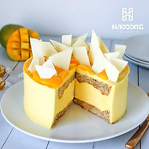 Haodong Beef Silver Leaf Gelatin Sheets - 180 Bloom (20 Sheets, 50g) - Gelatin Leaves for Baking and Cooking Mirror Glaze Dessert Jellies Mousse Cake