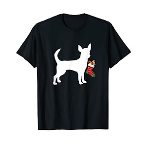 Chihuahua Christmas Stocking Stuffer Dog T-Shirt