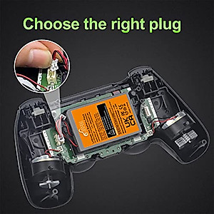 Pickle Power 2 Pack 2000mAh PS4 PS4Pro Battery Replacement for Sony Playstation 4 Dualshock 4 V1 V2 Controller CUH-ZCT2 CUH-ZCT2E CUH-ZCT1E CUH-ZCT1U