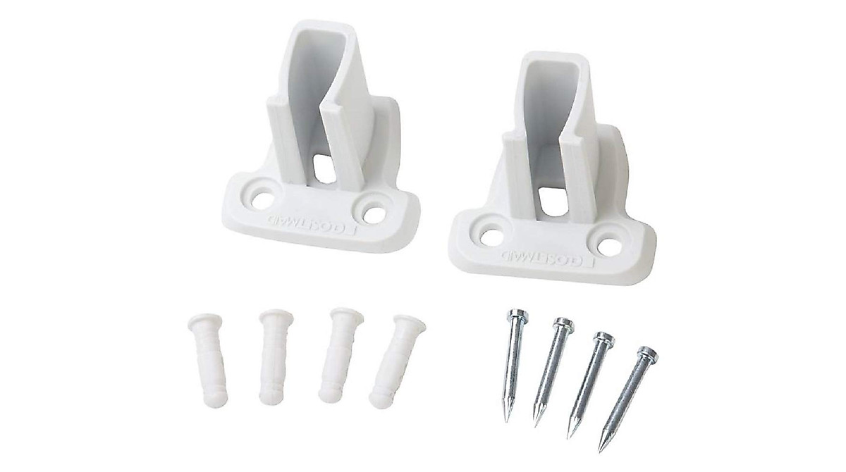 ClosetMaid Low Profile Wall Bracket Supports Wall-to-Wall Shelving