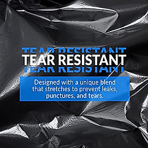 Reli. 13 Gallon Trash Bags, Black (250 Count) Tall Kitchen Garbage Bags 13 Gallon - 16 Gallon, Black Trash Can Liners