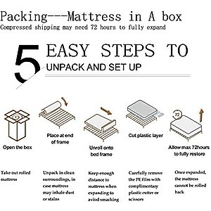 Vesgantti 8 Inch Multilayer Hybrid Full Mattress - Multiple Sizes & Styles Available, Ergonomic Design with Breathable Foam and Pocket Spring/Medium Firm Feel