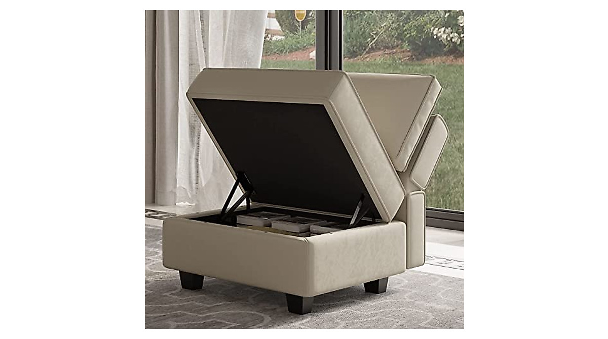 Belffin Modular Sofa Middle Module in Velvet Grey