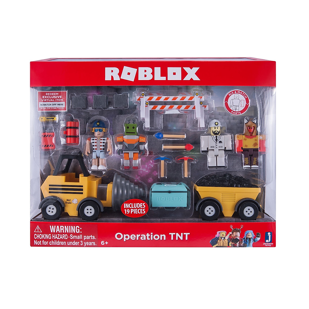 Roblox Action Collection - Operation TNT Playset [Includes Exclusive Virtual Item]