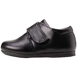 Josmo Boy's Walking Dress Shoe (Infant, Toddler), Size 6 Toddler, Black Strap