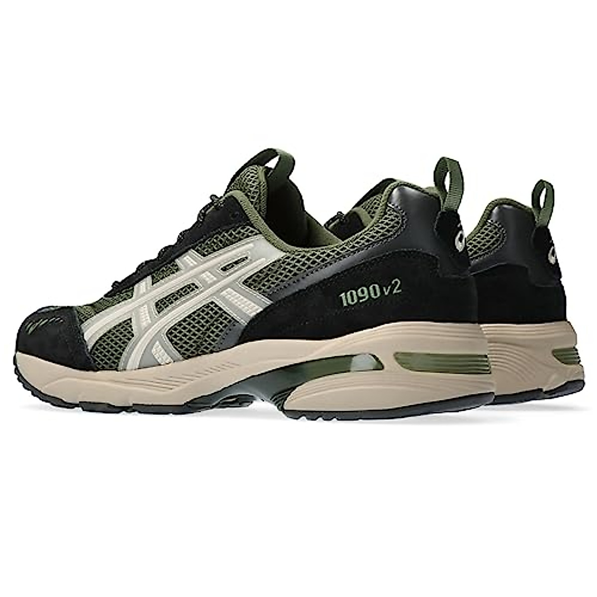 ASICS Unisex GEL-1090v2 Sportstyle Sneakers, 7, Forest/Simply Taupe