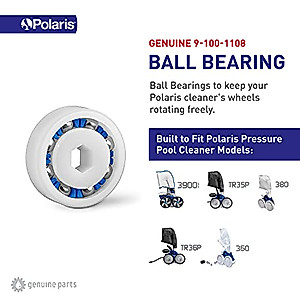 Polaris Genuine Parts 9-100-1108 Ball Bearing Replacement Compatible with Polaris Models 360, 380, 3900 SPORT, TR35P, TR36P