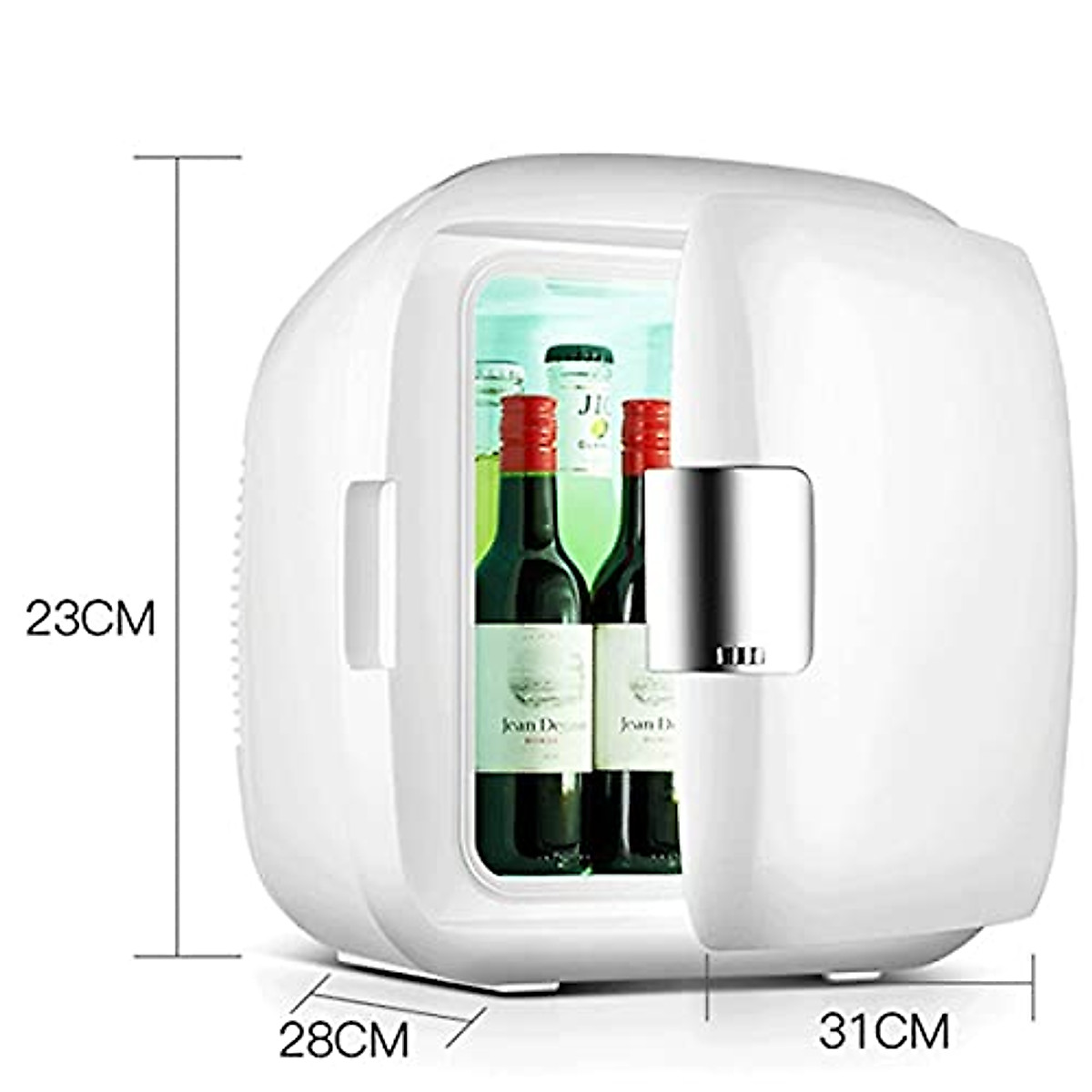 JFBG Mini Refrigerator and Portable thermoelectric Cooler, Suitable for Skin Care, Food, Medicine, Home and Travel