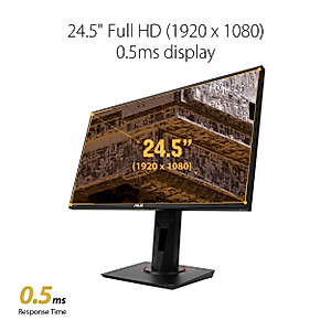 ASUS TUF Gaming 24.5” 1080P HDR Monitor VG258QM - Full HD, 280Hz (Supports 144Hz)(Renewed)