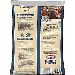 Kingsford 100% Hickory Wood Pellets, BBQ Pellets for Grilling – 5 Pounds (Package May Vary)
