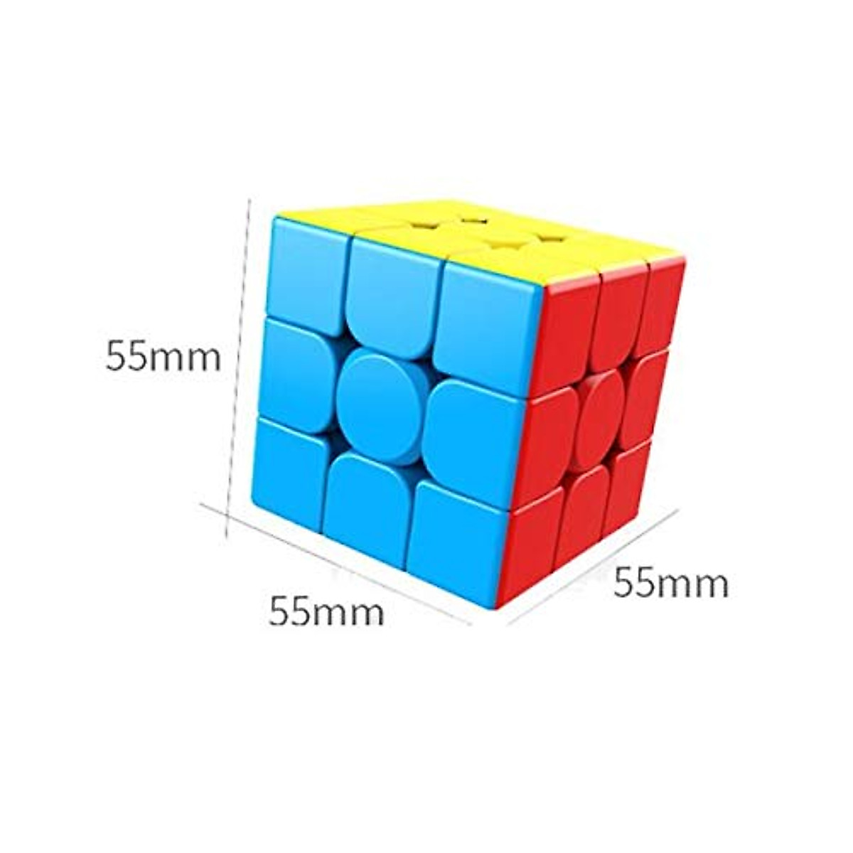 CuberSpeed Moyu MoFang JiaoShi Meilong 3x3x3 stickerless Magic Cube MFJS MEILONG 3X3 Cubing Classroom Meilong 3X3 Speed Cube (Updated Version MeiLong 3C)