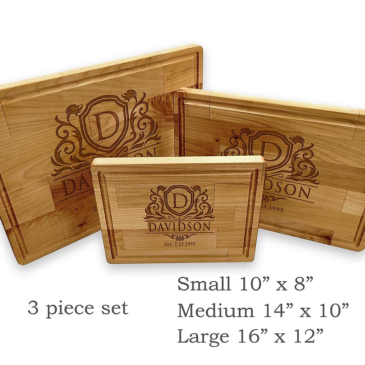 Personalized Maple Cutting Boards, Multiple Designs, Custom Cutting Boards Wood Engraved