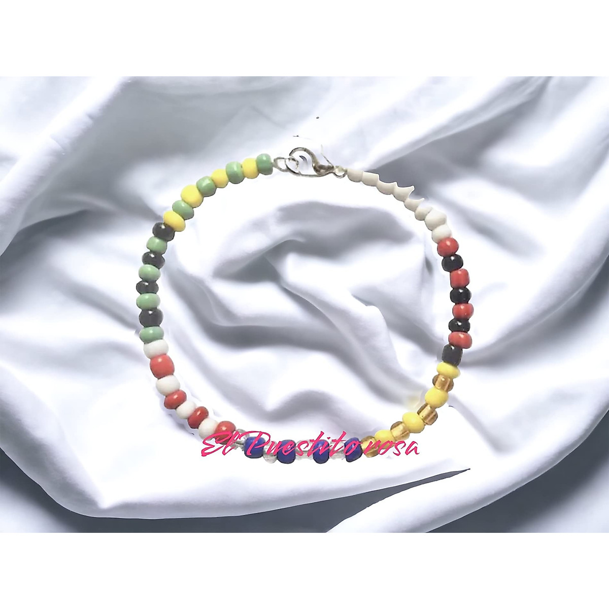 Bracelet I ildé 7 African Powers Orula, Obatala, Eleggua, Oshun, Yemaya,