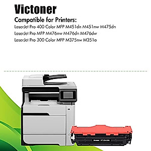 305A Toner Cartridge 4 Pack Replacement for HP 305A 305X CE410A CE411A CE412A CE413A for Pro 400 Color M451nw M475dn M451dn M476nw M351 M375 M451 M475 Pro 300 Color MFP M375nw M351a Series Printer